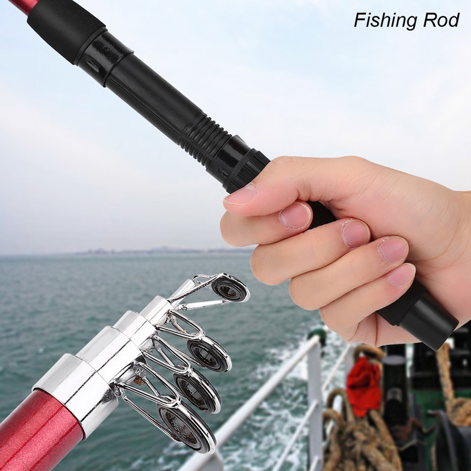 Outdoor Portable Lightweight Casting Telescopic Fishing Rod Reel Tackle | eBay Australia