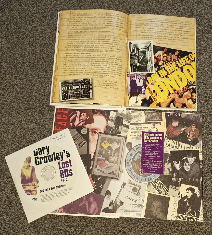 Gary Crowley's ‘Lost 80's Volume 1 & 2 Rare CD Boxsets Rare, Diverse ...