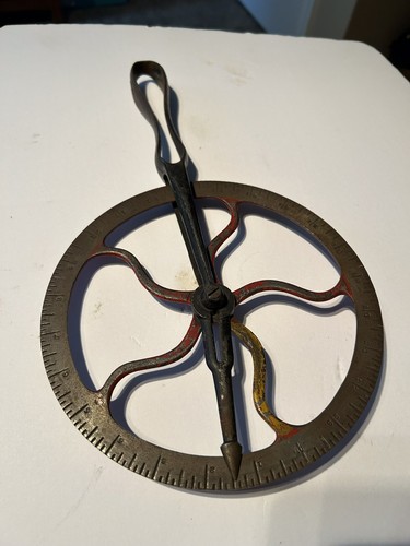 Old Wheel Wright Traveler Measuring Tool Farm Wagon & Carriage Wheel | eBay