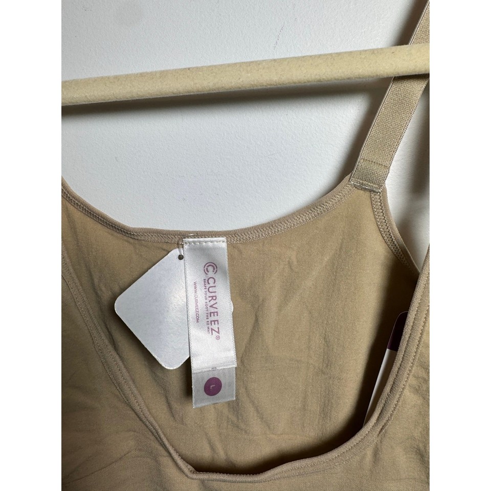 Brand New Shapermint Women's Large Nude Tan One Piece Shapewear ...