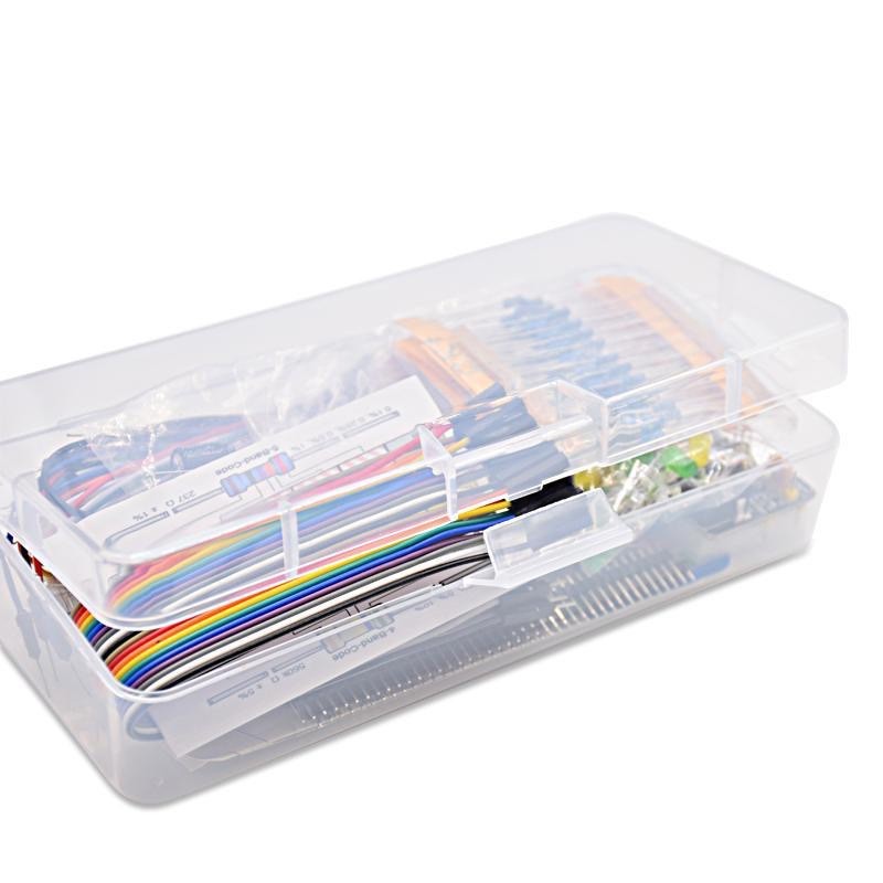 Electronics Component Basic Kit with 830 tie-points Breadboard Resist ...