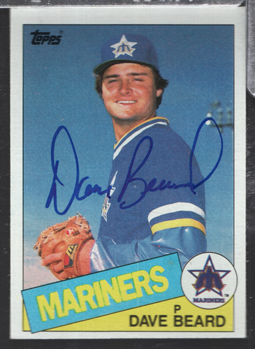 Dave Beard Mariners Autographed 1985 Topps #232 w/COA 111423NPCD1 | eBay