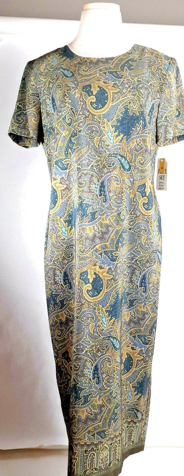 Koret Dress Paisley New With Tags Petite Size 6 | eBay
