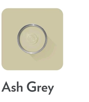 FARROW & BALL PAINT COLOUR BY NATURE SAMPLE 10ML - ASH GREY #W9 ESTATE ...