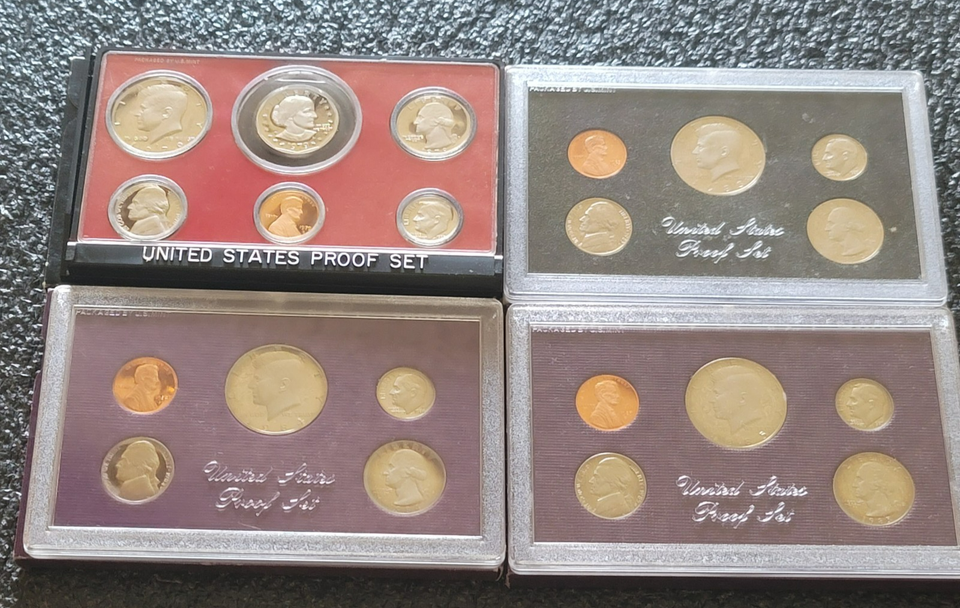 US PROOF SET LOT - 16 DIFFERENT SETS - SEE ATTACHED LIST #HHH | eBay
