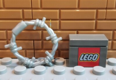 LEGO Power Miners Pearl Light Gray Minifigure Accessory, Barbed Wire ...