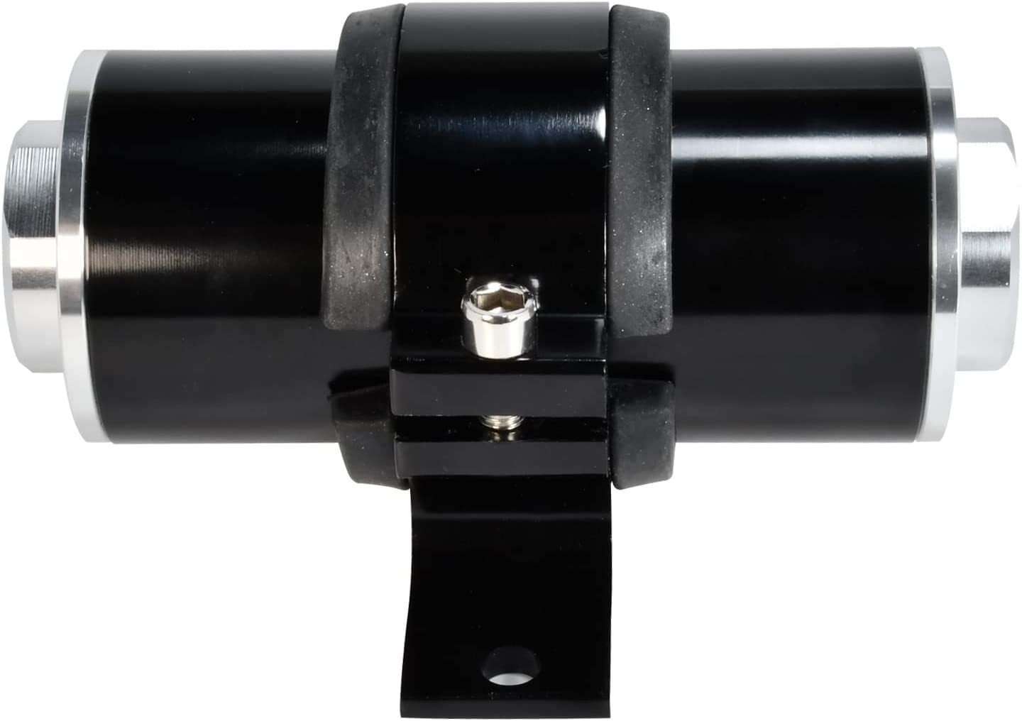 10 Micron Fuel Filter Mount Inline Bracket High Flow Turbo 6AN 8AN 10AN ...