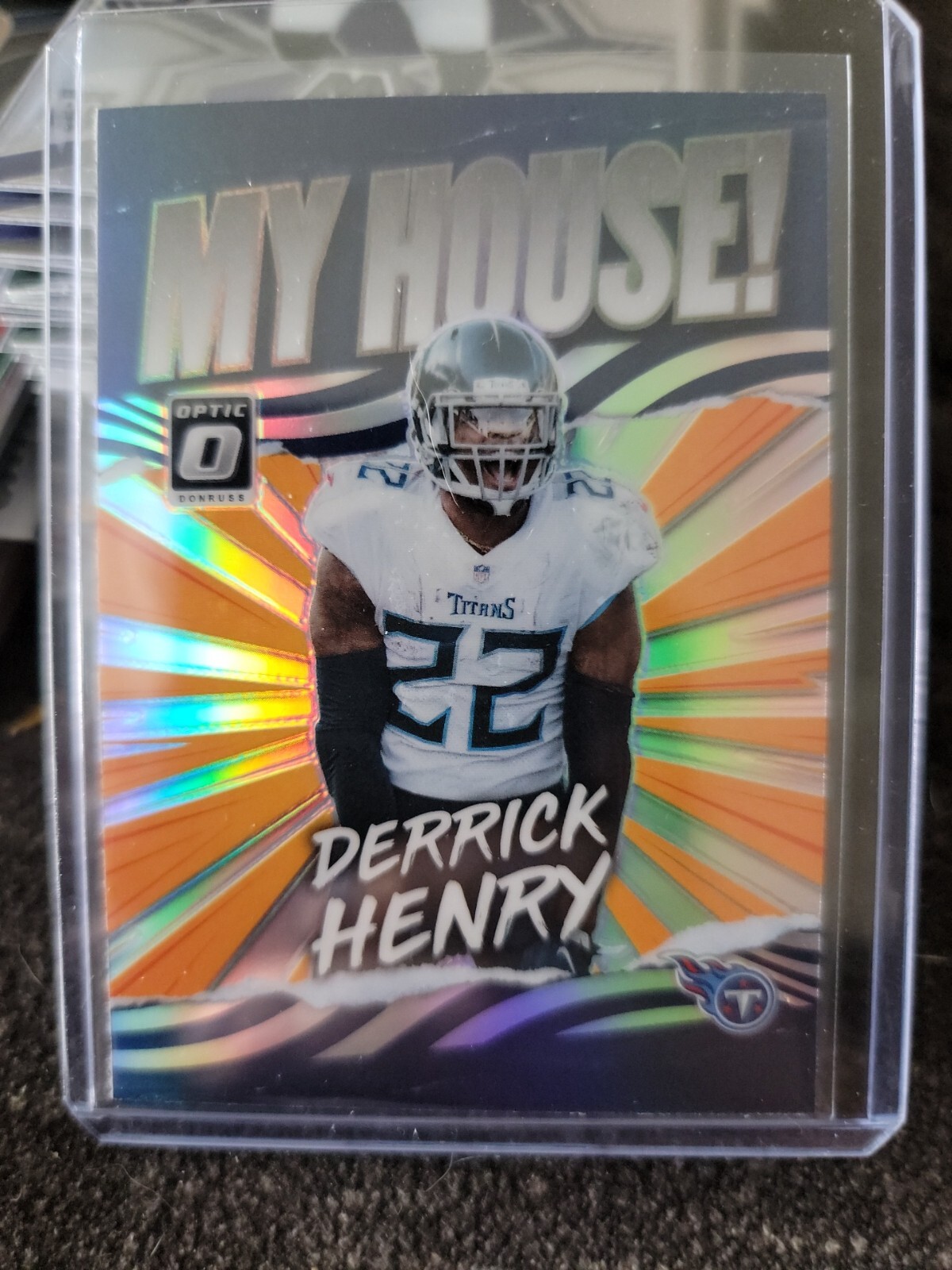 Derrick Henry 2021 Donruss Optic My House! Silver Prizm Holo #MH-20 ...