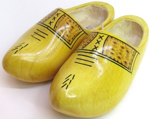 Authentic Vintage 1980s VZ Hand Carved Holland Wooden Clogs Size 27/28 ...