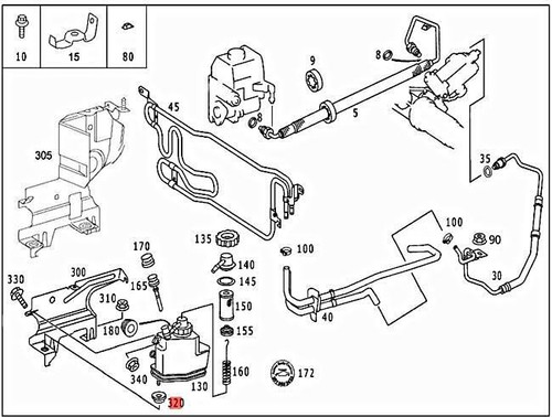 Genuine MERCEDES A124 C124 C215 C216 R129 R230 R231 S124 Grommet ...