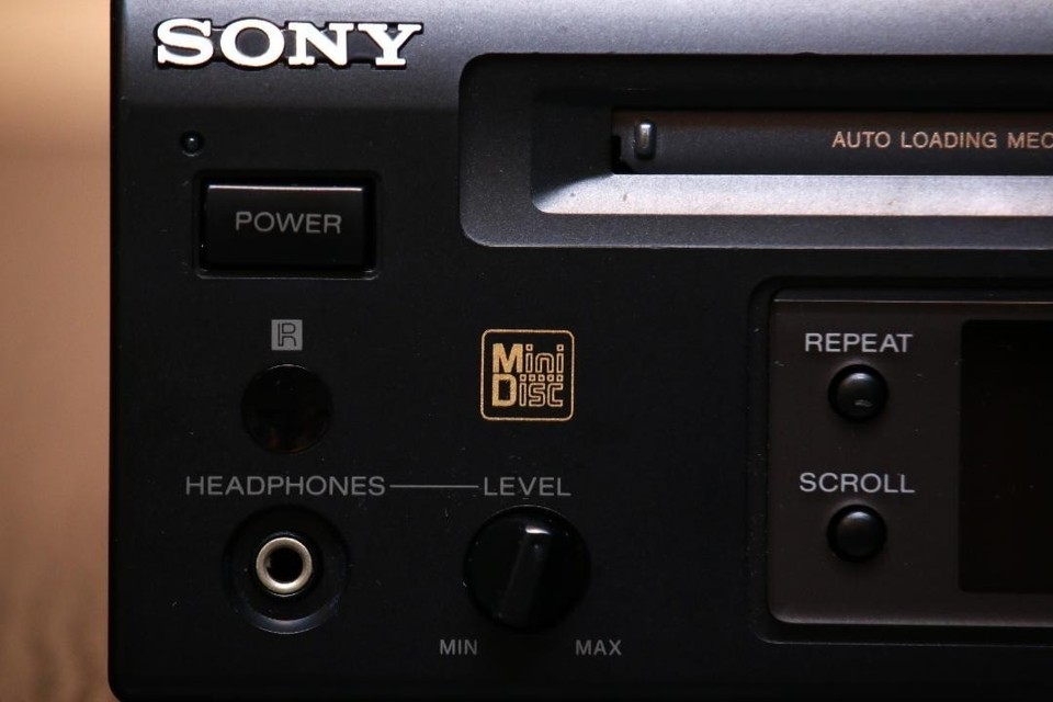 SONY MDS-S37 Minidisc Deck Player Recorder MD Black Good GP | eBay