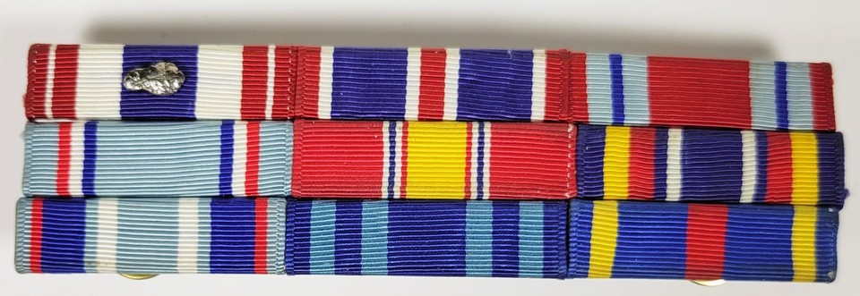 Large Lot of US Air Force Ribbons & Racks USAF Vintage 80s & 90s New ...
