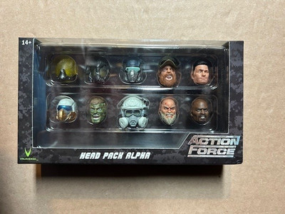 Valaverse Action Force Figure Head Pack Alpha | eBay