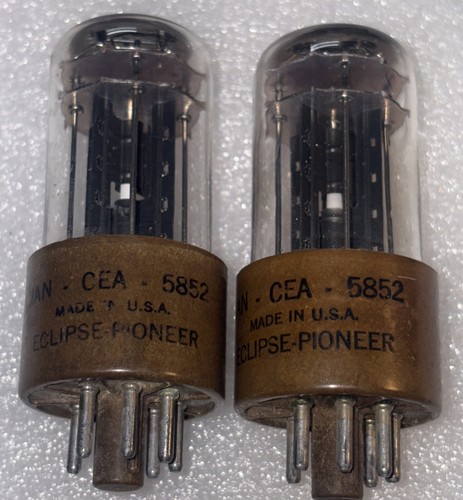 Pair JAN-CEA-5852 Bendix Tubes Special 6X5 Tested Strong 4 Available | eBay