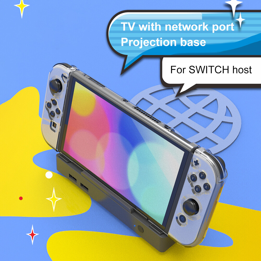 Network Card Projection Base TYPE-C Charging Dock ABS Dock Station for ...