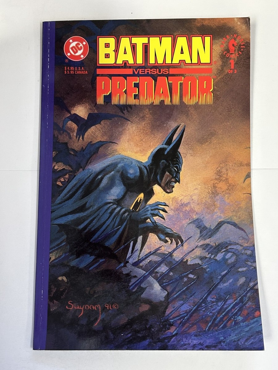 Batman Vs Predator Covers Batman Versus Predator #2 (1992) NM | Comic