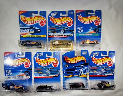 Hot Wheels First Editions, Side-Splitter, Firebird, '32 Ford, Track T ...