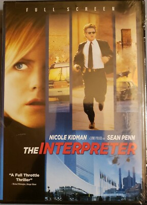 NEW! The Interpreter (DVD, 2005, Fullscreen) Sean Penn, Nicole Kidman ...