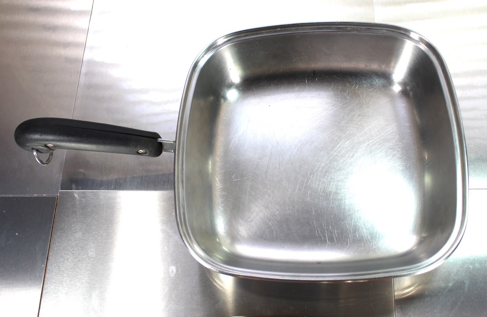 Revere Ware USA Small Square Copper Bottom Pot Fry Pan Skillet Bacon ...