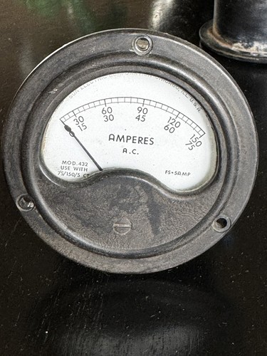 Vintage AC Amperes 0-150 Amp Meter Mod 432 | eBay
