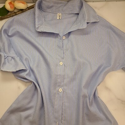 womens blouse, size small, ruffle sleeve | eBay