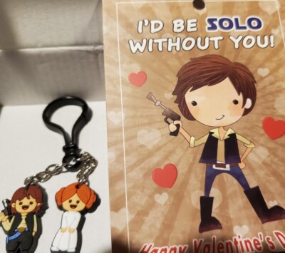 Star Wars Figural Key Chain Backpack Clip Princess Leia Han Solo ...