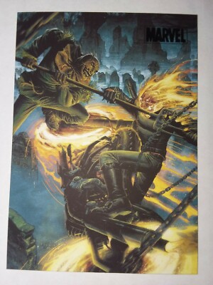 Ghost Rider Vs Scarecrow (2010, Rittenhouse) Heroes vs Villains Silver ...