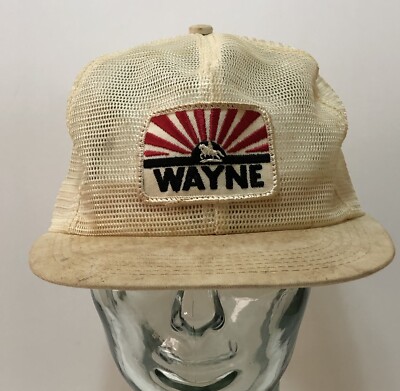 Vintage WAYNE FEED Trucker's Hat with Patch - K BRAND K Products - USA ...