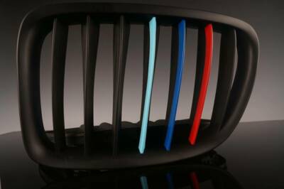 Fit For 09-14 BMW X1 E84 Front Grille Matte Black ///M Color 28i 18d ...