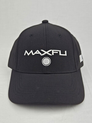 Maxfli Tour Men's 3D Logo Golf Hat Black Hook & Loop Closure Cap - NWT ...