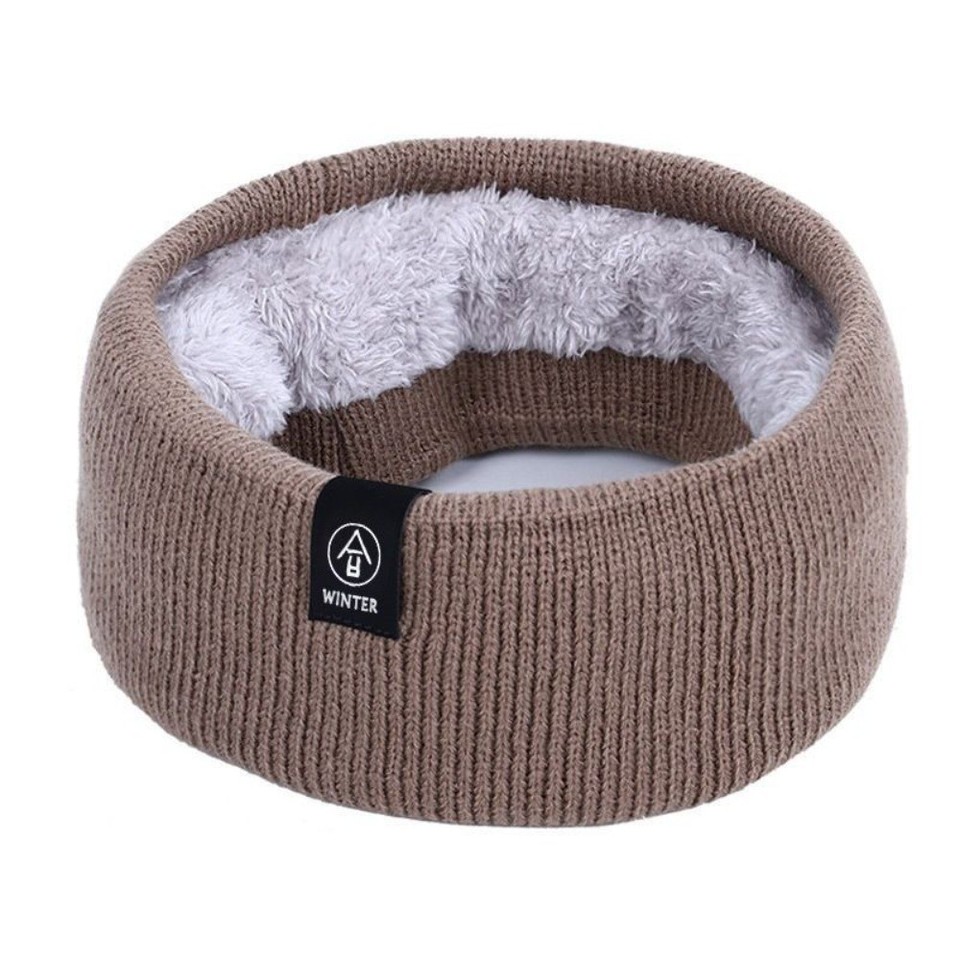 Cold-proof Collar Knitted Scarf Thick Overhead Scarf New Neck Cover ...