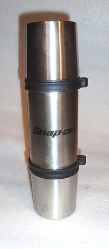 Snap-On Tools 2 cup Brushed Stainless Steel Vacuum Flask Hot or Cold | eBay