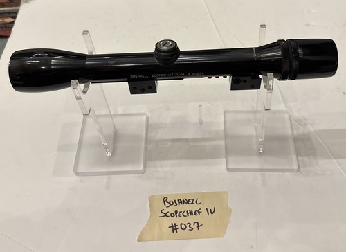 Vintage Bushnell Scopechief IV 4X Rifle Scope Japan w/ Rings 32mm ...
