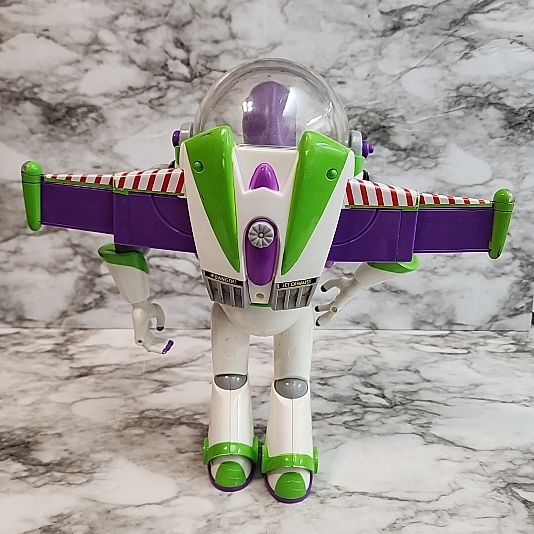 Disney Pixar Buzz Lightyear 12 Inch Non Smiling with Eyebrow Scowl Rare ...