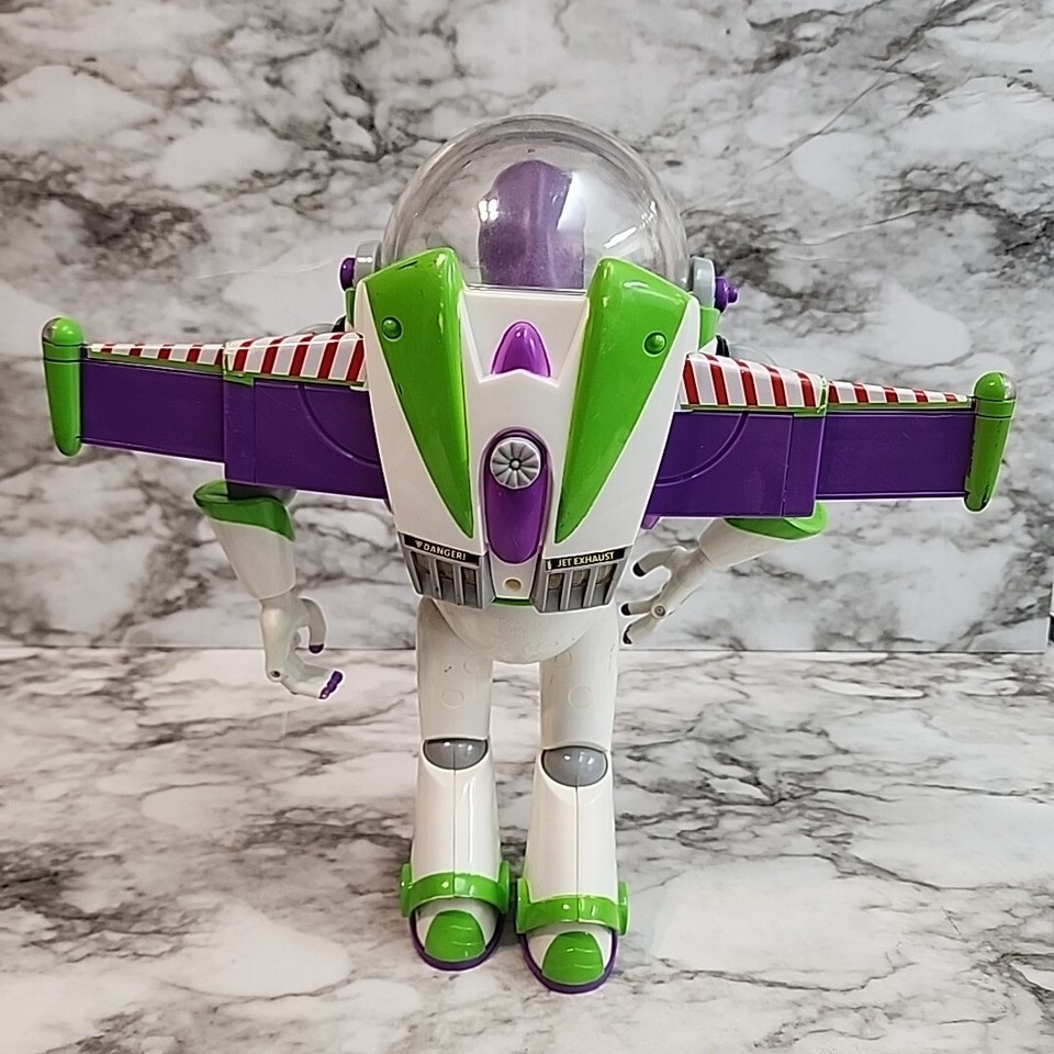 Disney Pixar Buzz Lightyear 12 Inch Non Smiling with Eyebrow Scowl Rare ...