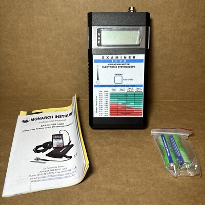 Monarch Instruments Examiner 1000 Vibration Meter Electronic ...