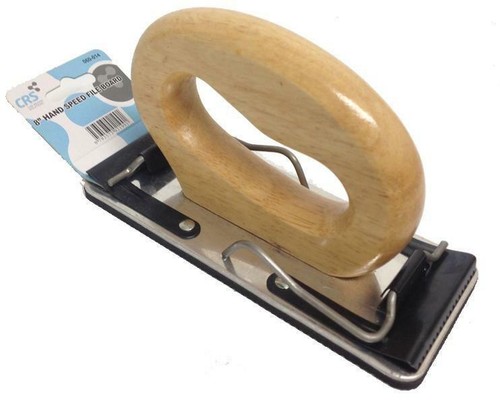 8'' Hand Speed File Board With Clips Sanding Block Sand paper Auto ...