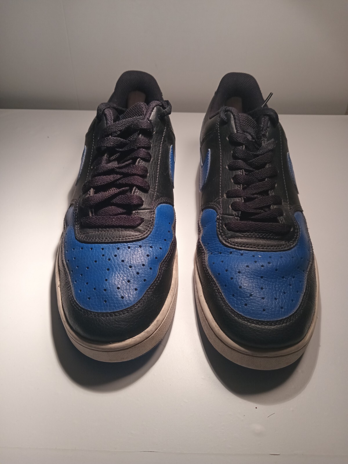 Black and blue low rise Nike Court Vision Shoes - Gem