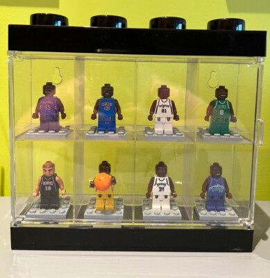 Lego Sports NBA Minifigures set with lego showcase display box 8x ...