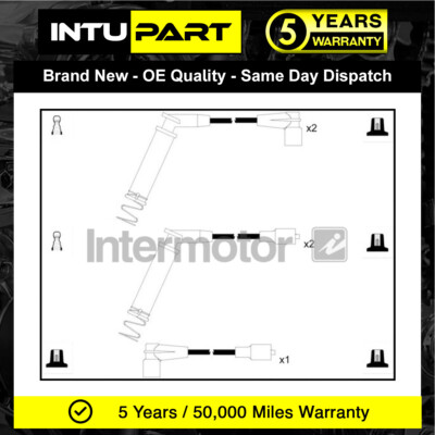 Fits Opel Calibra Vectra 1.8 2.0 HT Ignition Leads IntuPart 1612558 ...
