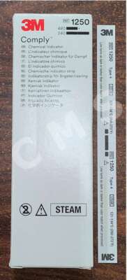 3M COMPLY 1250 Steam Chemical Indicator Strips 240/BX For Autoclaves ...