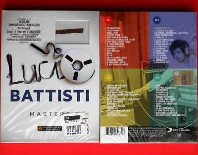 Rare Box Set 4 CD Compact Disc Coffret Lucio Battisti Masters,Booklet ...