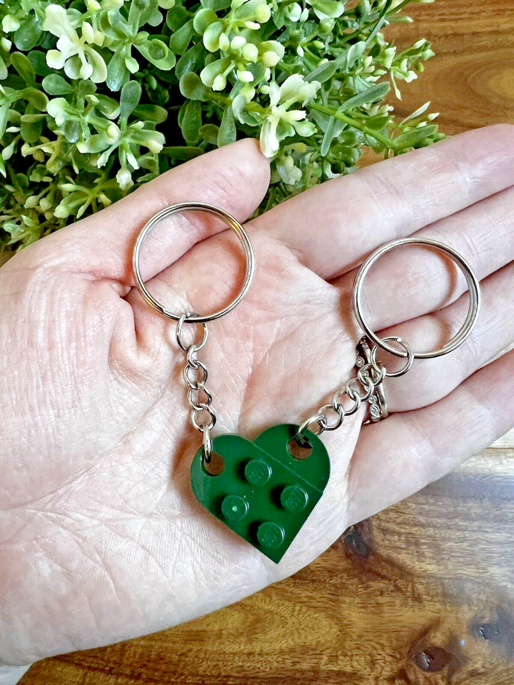 LEGO Heart Keychain Set - Made With Genuine LEGO® - Matching keychains ...