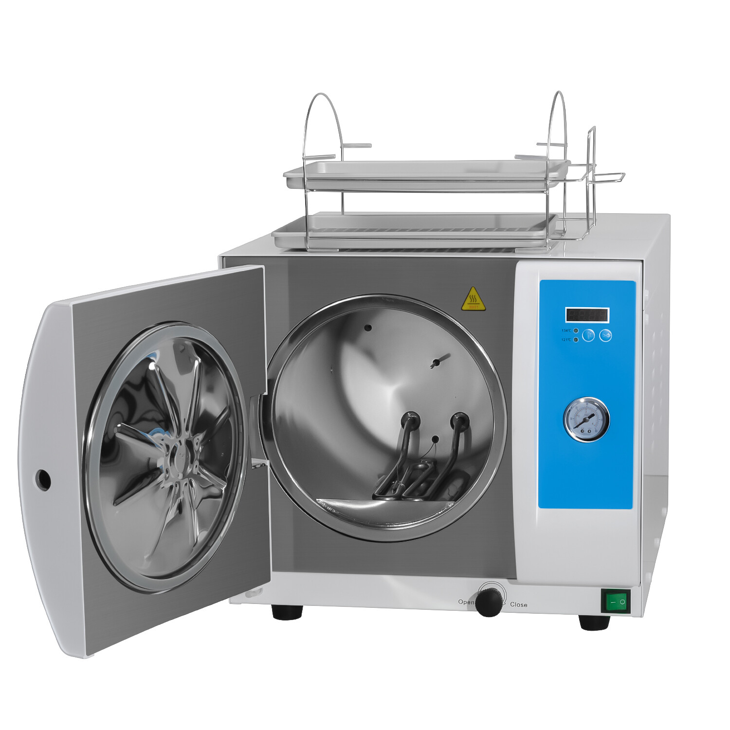 18L Semi-automatic Class N Dental Autoclave Sterilizer Pressure Steam ...