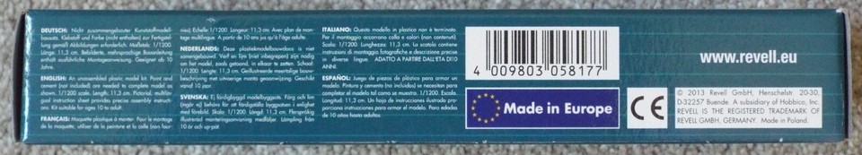 1/1200 MS Midnatsol Ferry / Cruise Ship Revell #05817 Factory Sealed ...