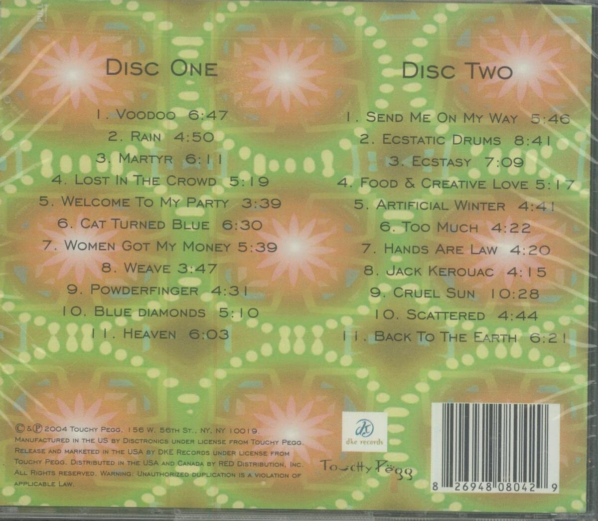 Rusted Root Live by Rusted Root (CD, Nov-2004, 2 Discs, Touchy Pegg ...