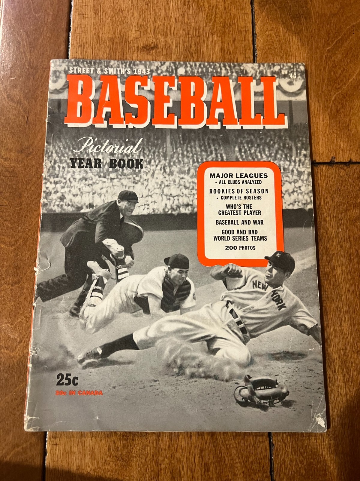 1943 STREET AND SMITH'S BASEBALL PICTORIAL YEAR BOOK | eBay
