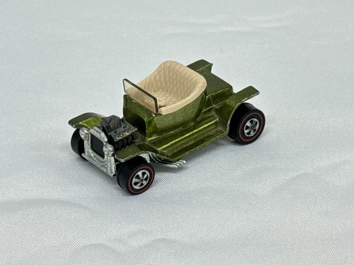 Hot Heap Original Hot Wheels Redline 1960's Toy Car Olive White ...