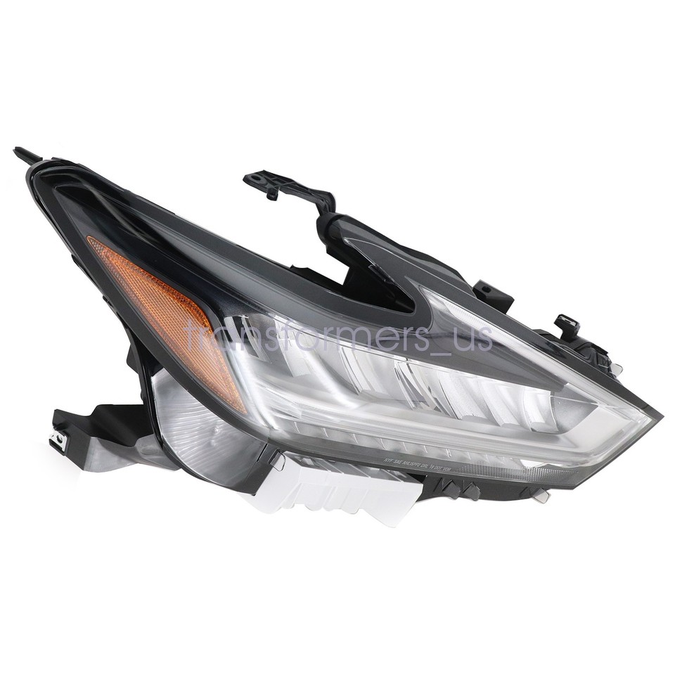 For Nissan Maxima 2019 2020 2021 Headlight LED Housing Chrome Passenger ...