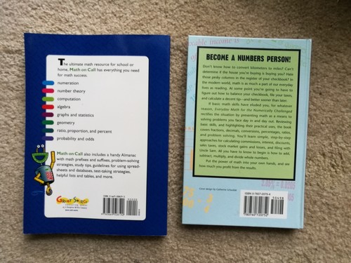 Lot 2 Math books—Everyday Math & Math on Call—for students & home use ...